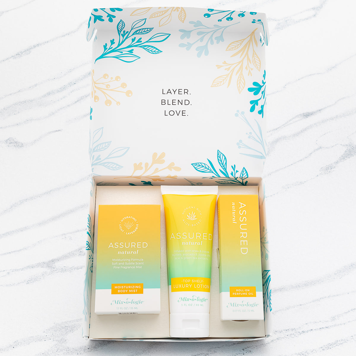 Assured (Natural) | Gift Set Trio Box – Mixologie Wholesale