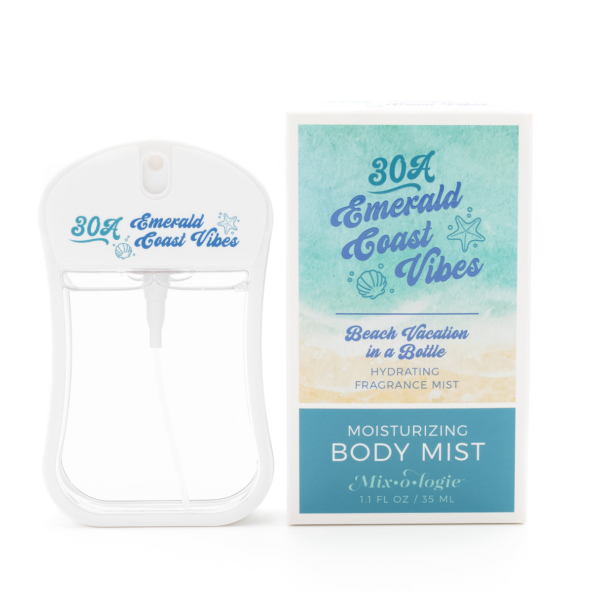 30A Emerald Coast Vibes | Moisturizing Body Mist (35 mL) – Mixologie ...