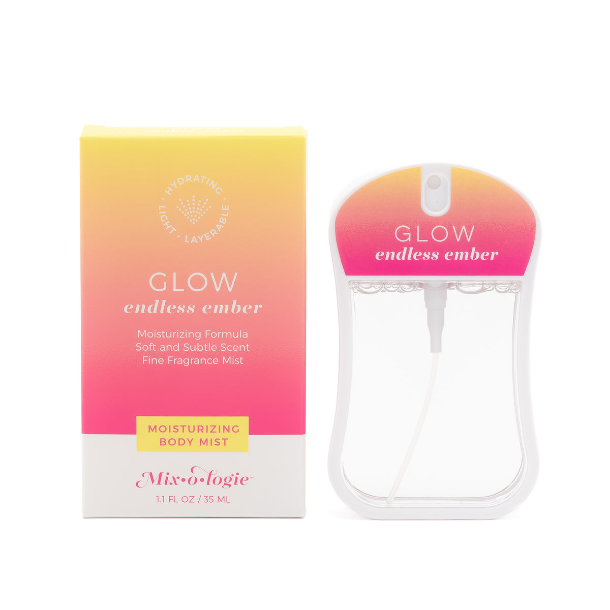 Glow (endless ember) | Moisturizing Body Mist (35 mL) – Mixologie Wholesale